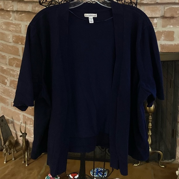 croft & barrow | Sweaters | Croft Barrow Navy Blue Shrug | Poshmark